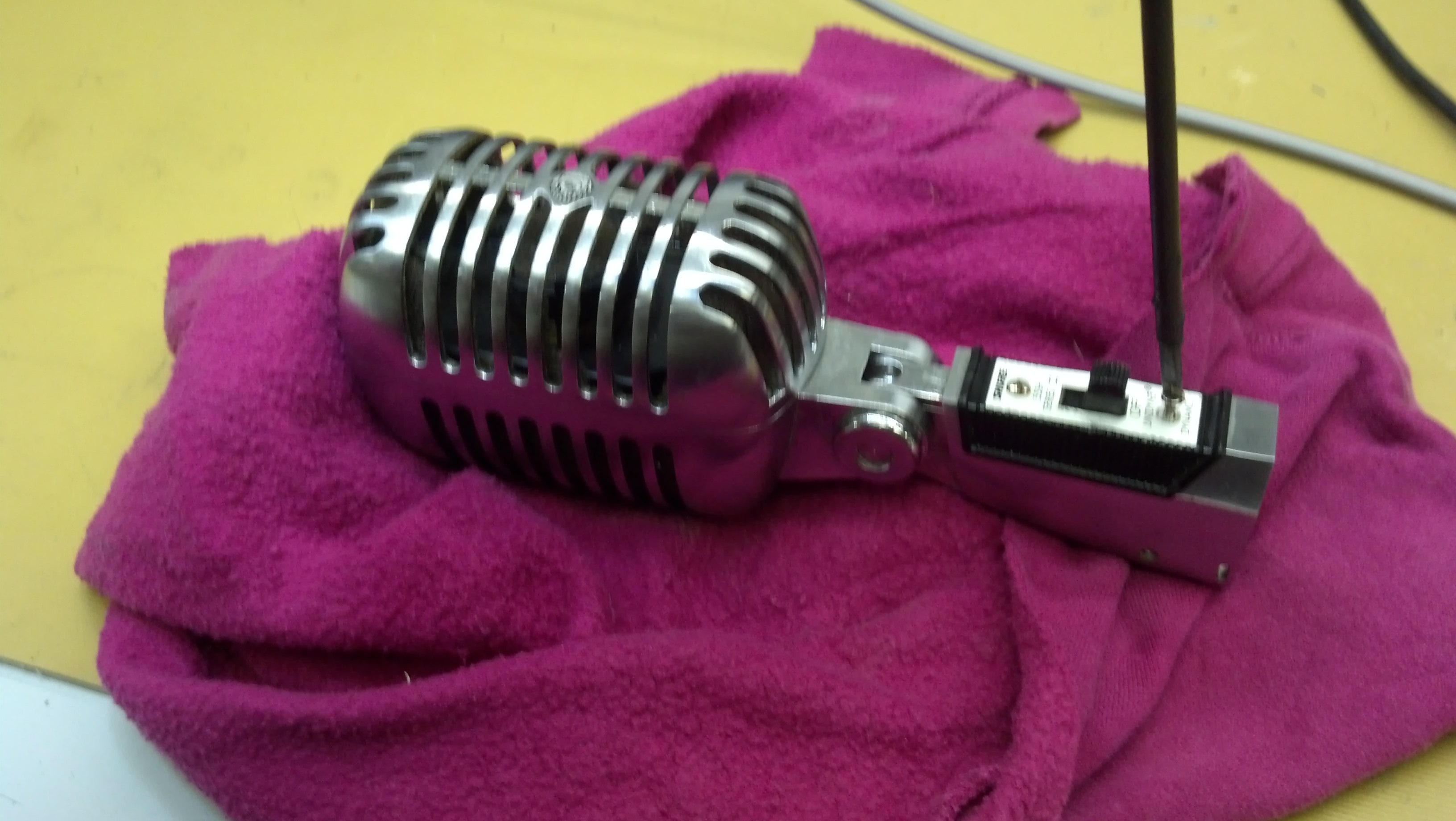 Shure 555H Microphone Rebuild - Unbroken String