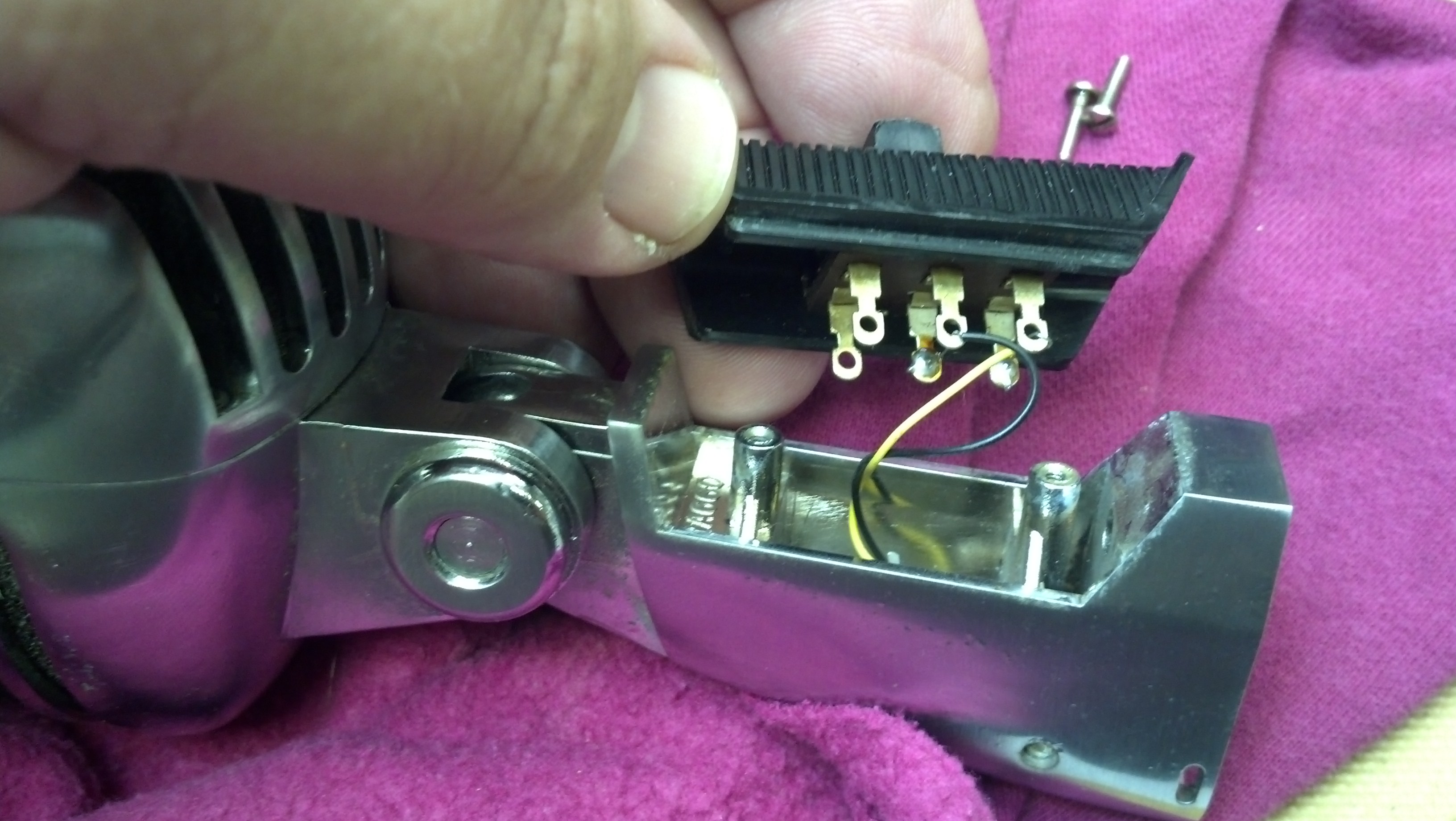 Shure 555H Microphone Rebuild - Unbroken String
