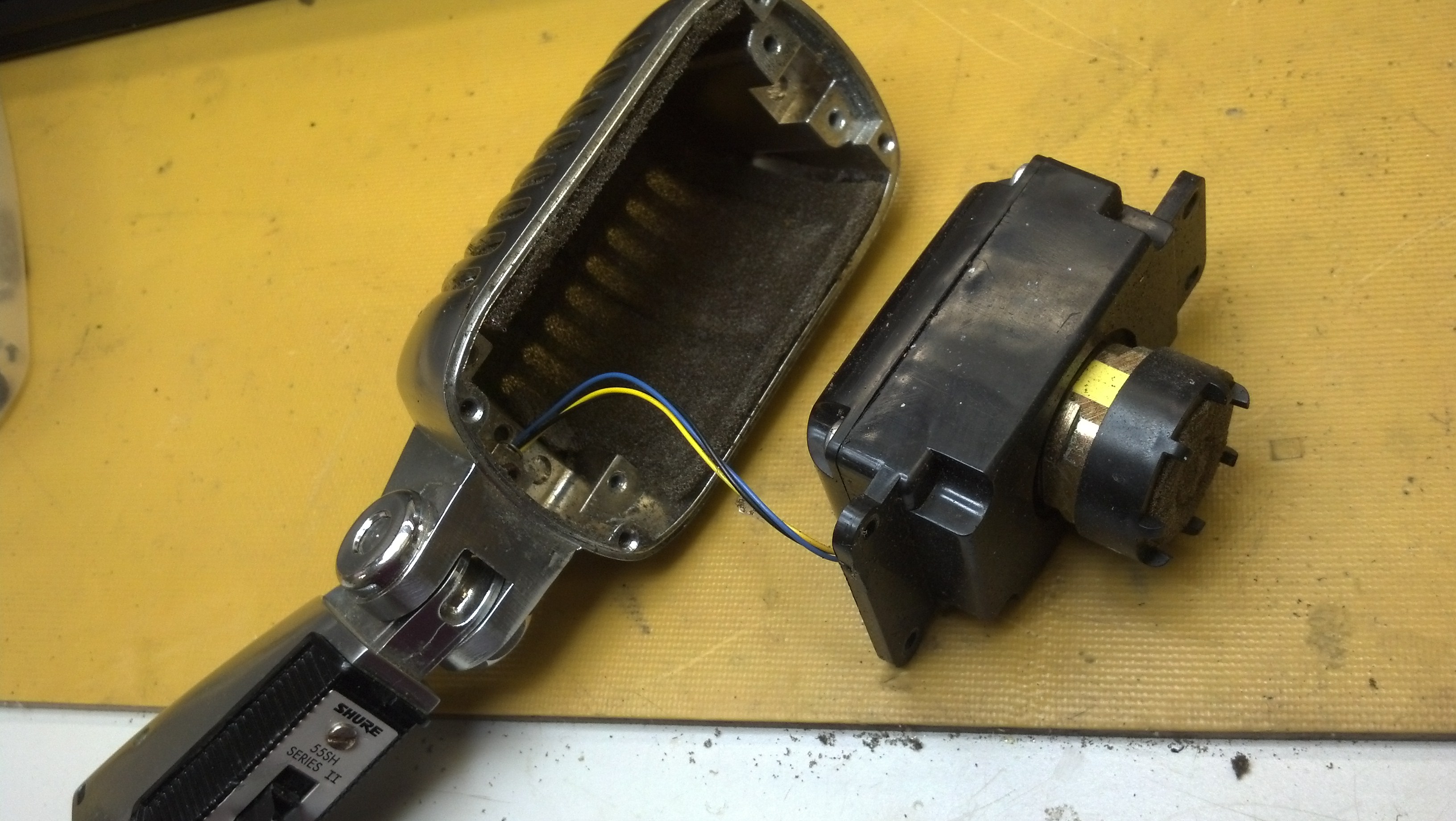 Shure 555H Microphone Rebuild - Unbroken String