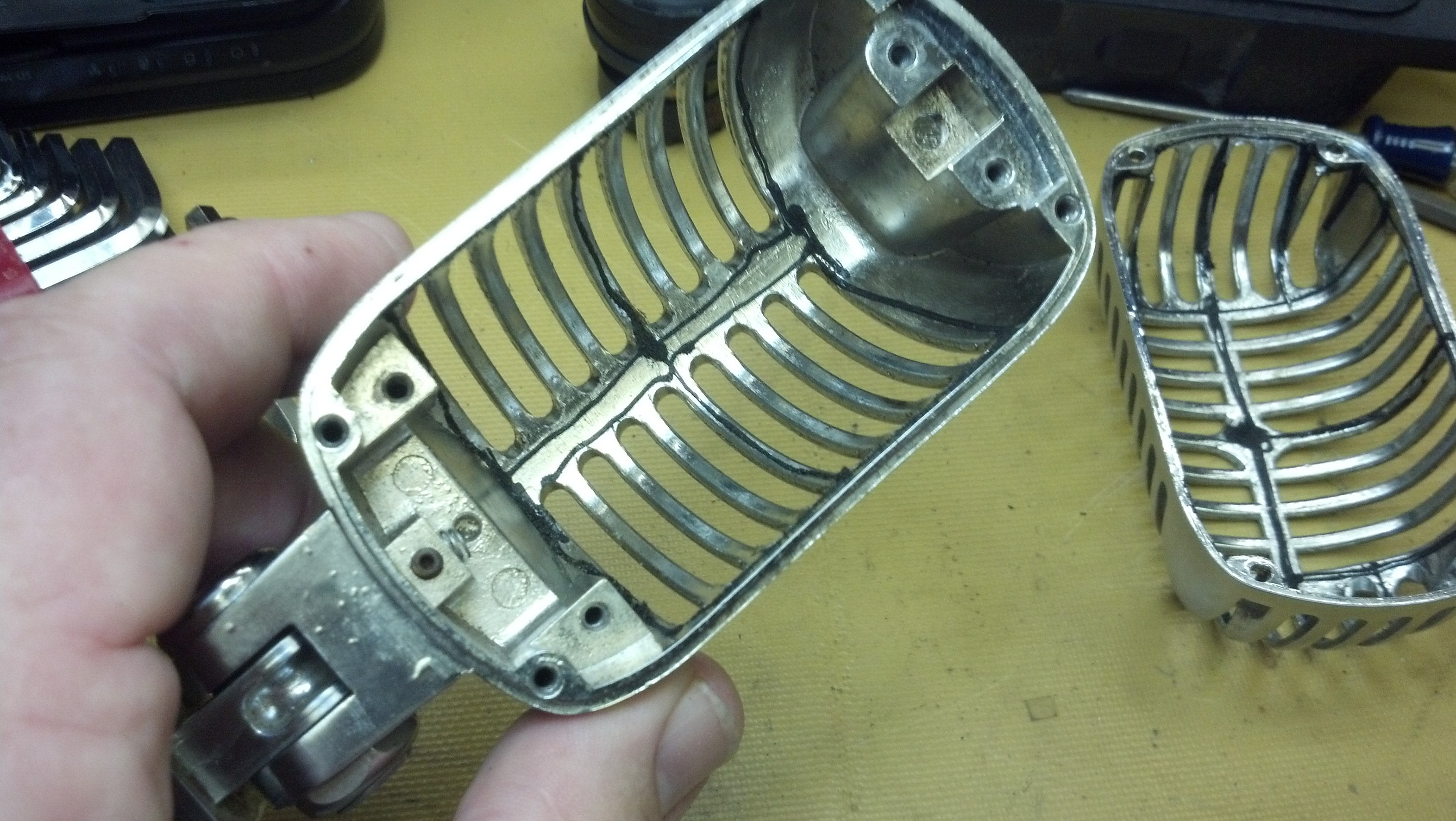 Shure 555H Microphone Rebuild - Unbroken String