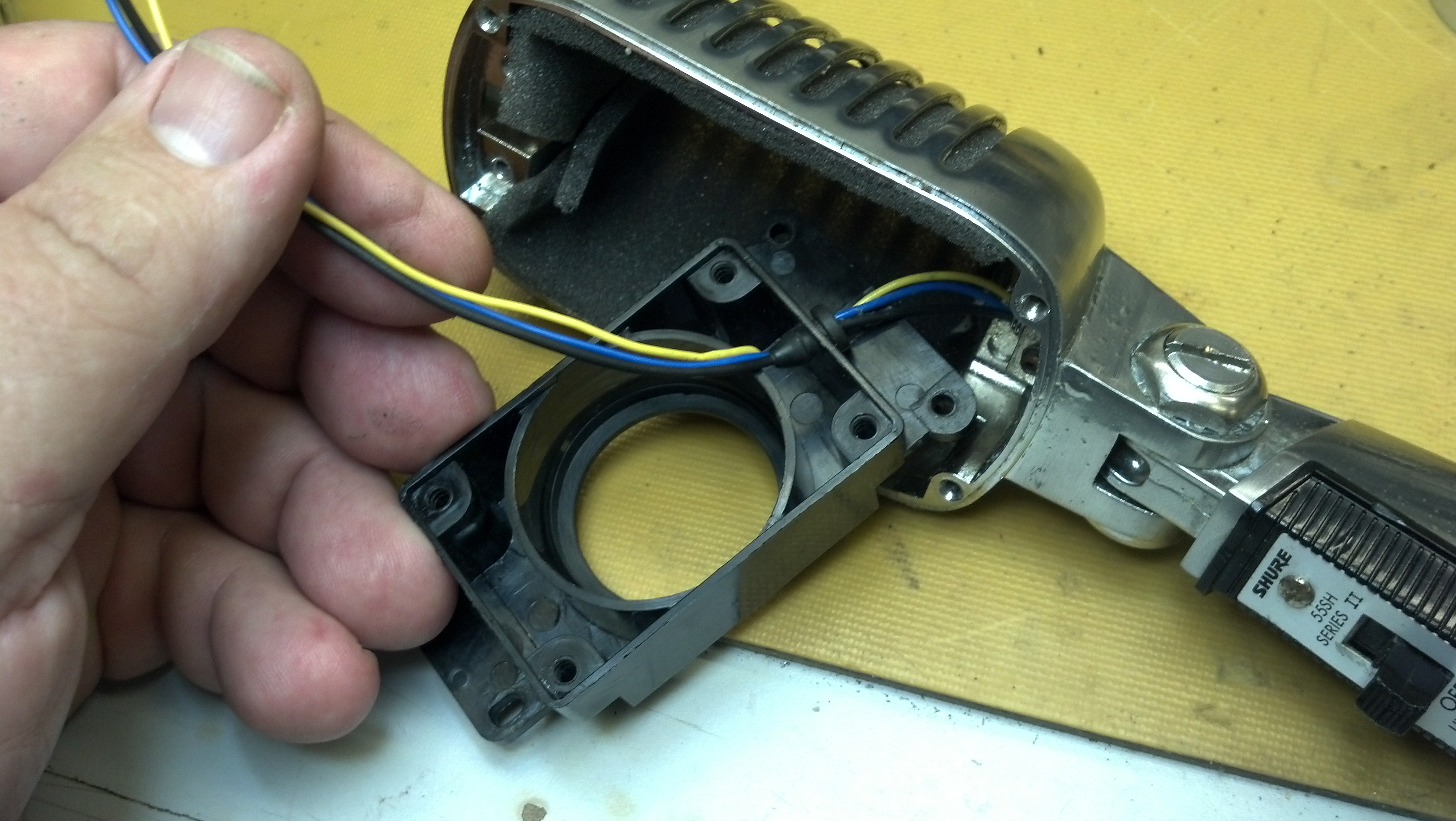 Shure 555H Microphone Rebuild